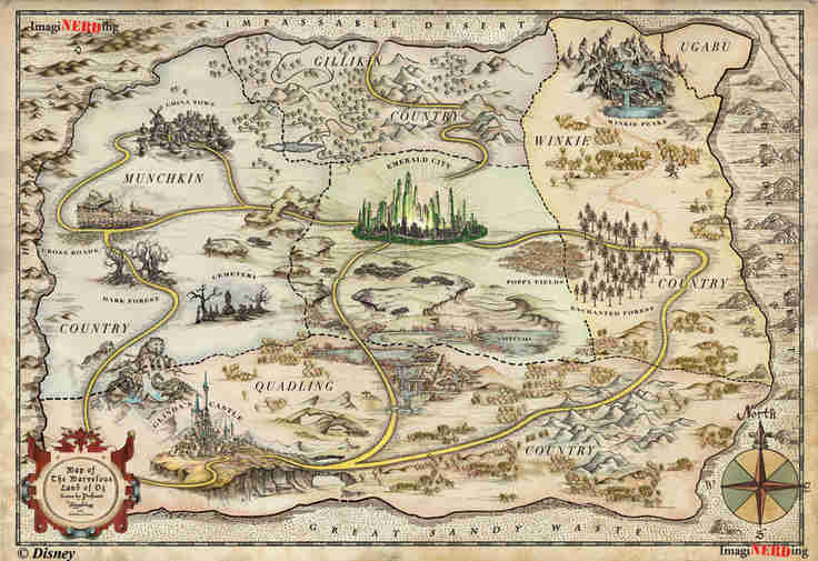 The Map and Map Key - Once Upon a Time » RP Repository